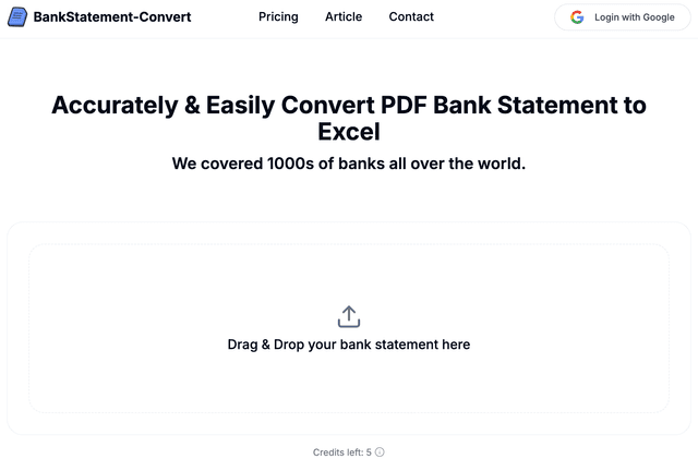 Convert PDF Bank Statements to Excel – Affordable, Accurate & Fast
